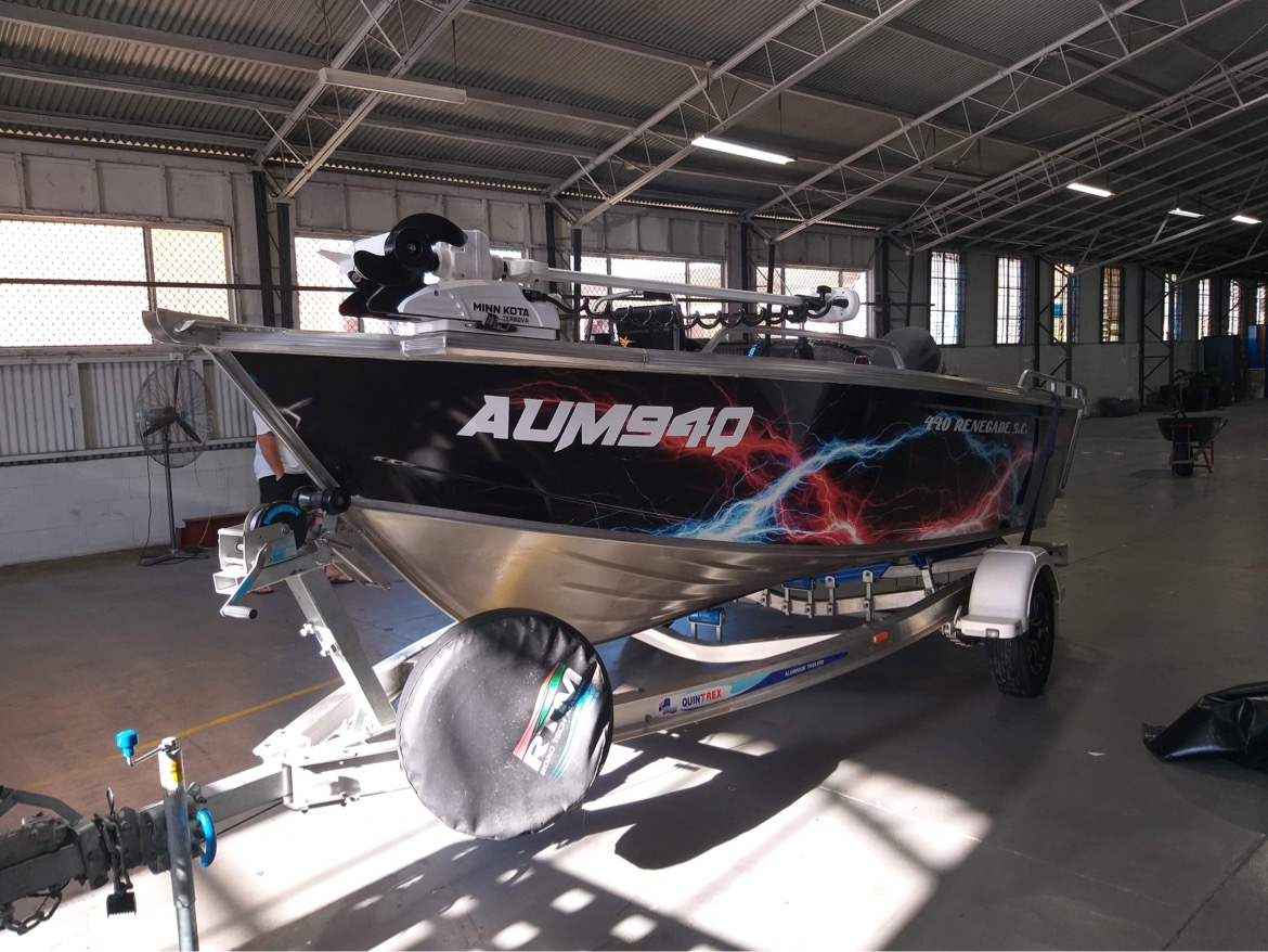 Custom Boat Wrap • Newprint HRG - Print and Sign Solutions